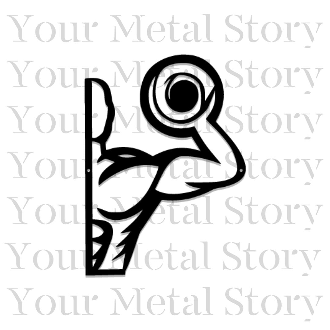 Man Barbel Gym Metal Artwork – yourmetalstory